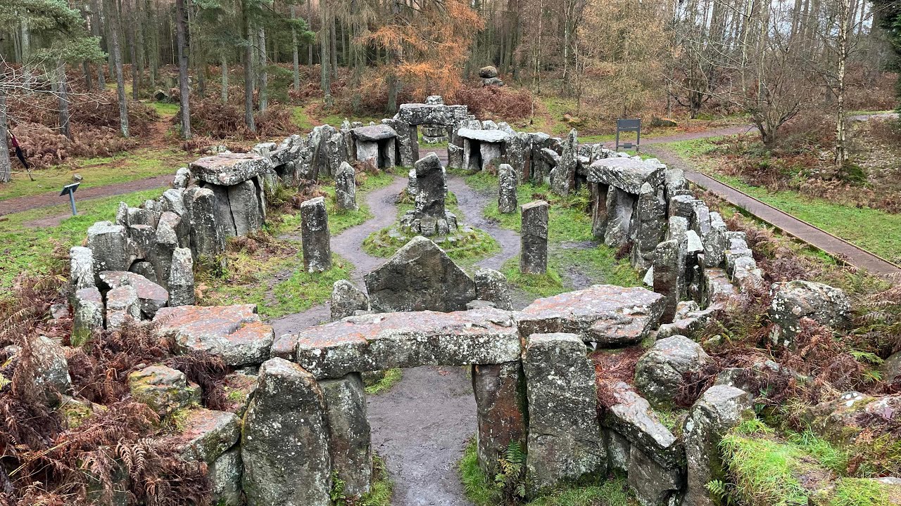 A druids temple and Leeds Pals memorial hike, got a bit wet in the ...