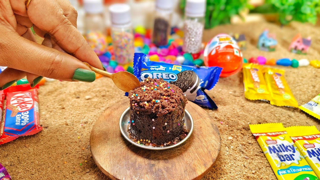 Miniature Oreo Cake || Miniature Chocolate Cake || Miniature cooking ...