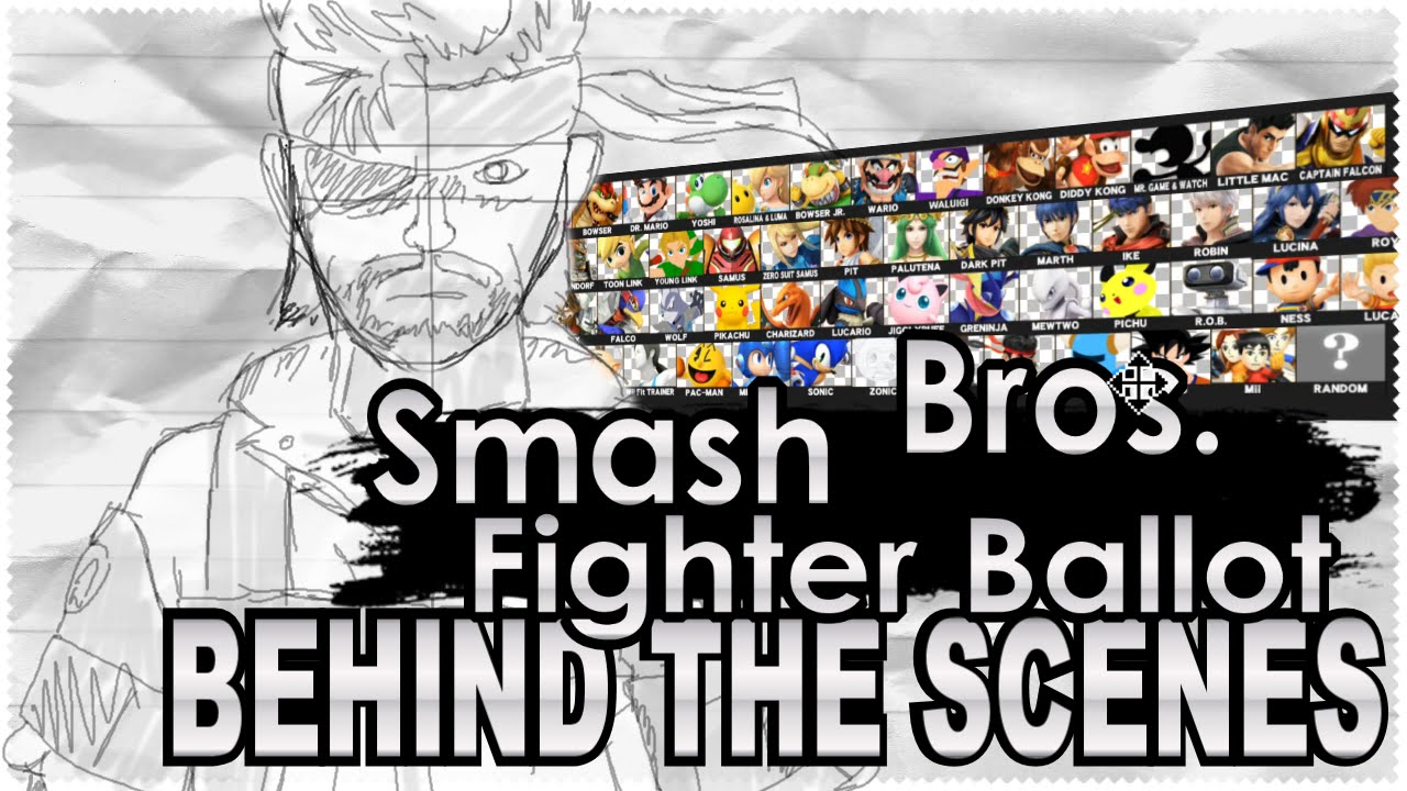 Smash Bros Fighter Ballot: Behind the Scenes - YouTube