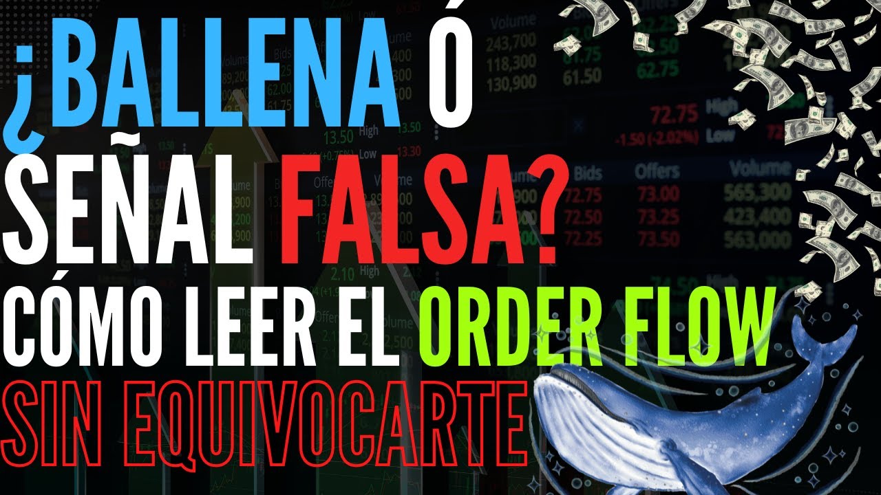 🐳 ¿Ballena o Señal Falsa? Cómo Leer el Order Flow Sin Equivocarte - YouTube