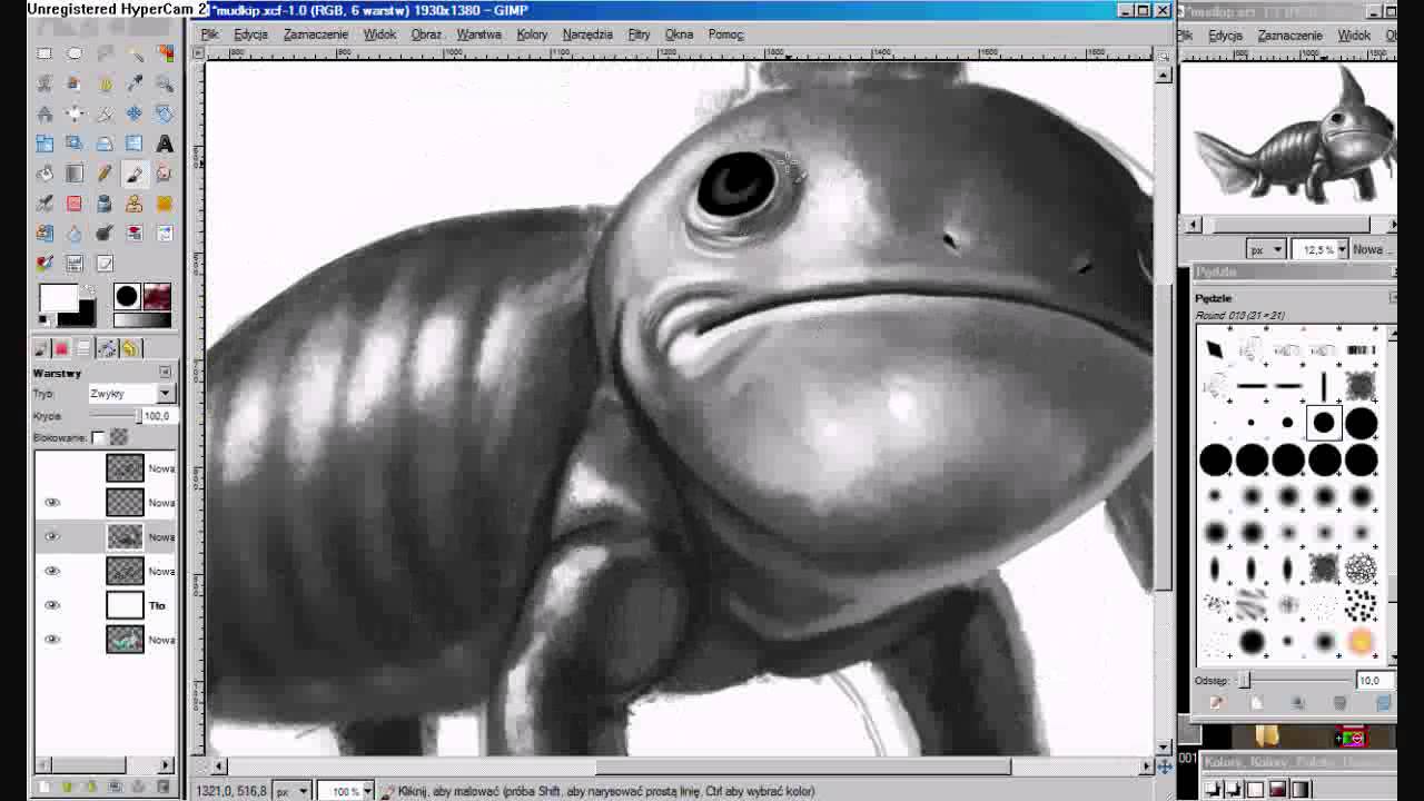 Realistic Mudkip speedpaint [GIMP] - YouTube