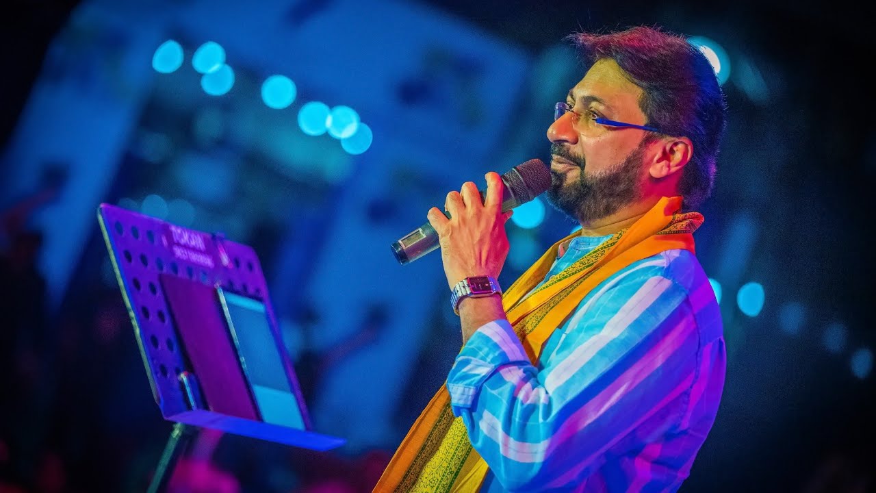 Basanta Utsav 2021 | Monomoy Bhattacharya Live | Iman Sangeet Academy ...
