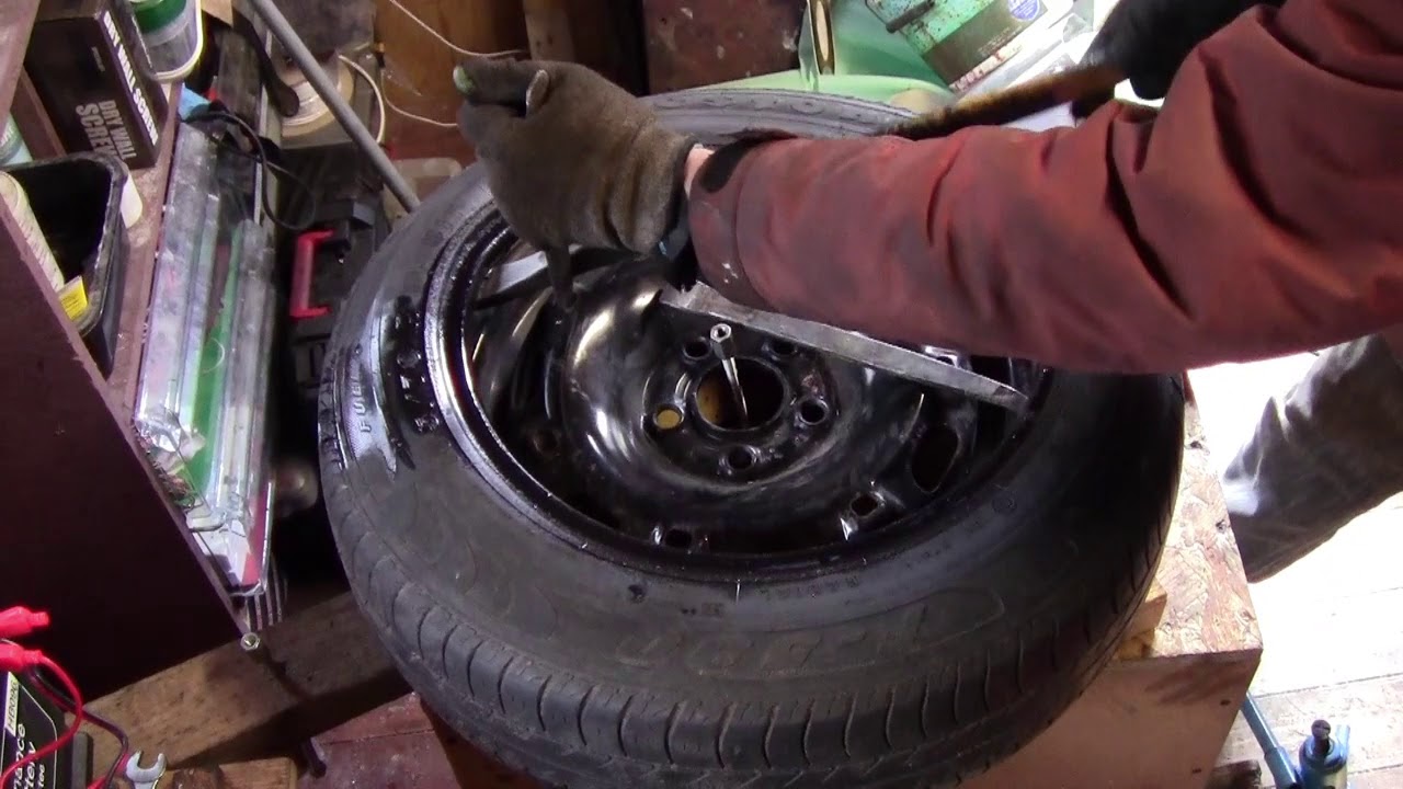 Car - How to remove car tyre at home easy way - YouTube