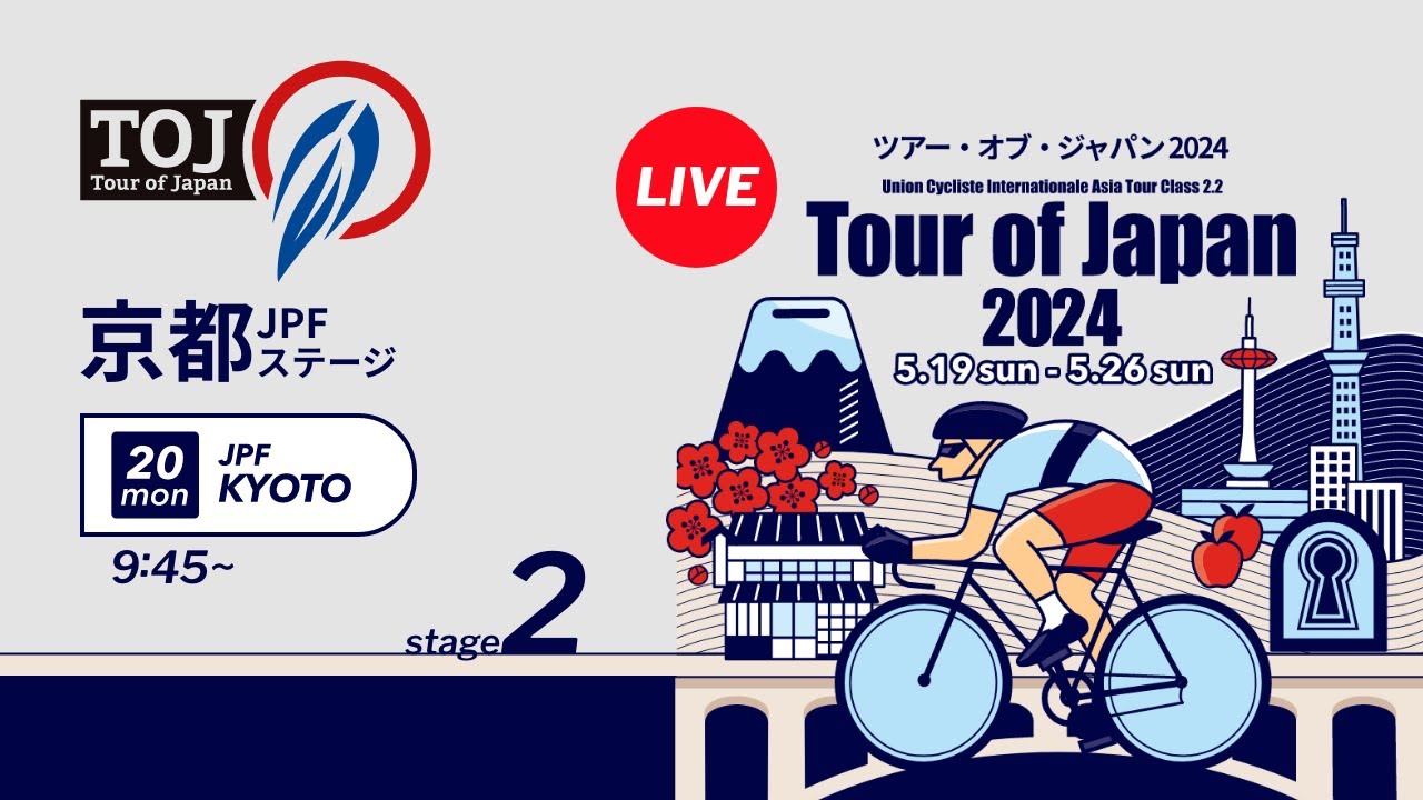 Tour of Japan 2024 Stage 2 JPF KYOTO - YouTube