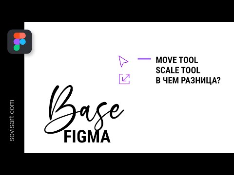 Уроки Figma. Важные инструменты Figma. В чем отличие Move tool и Scale ...