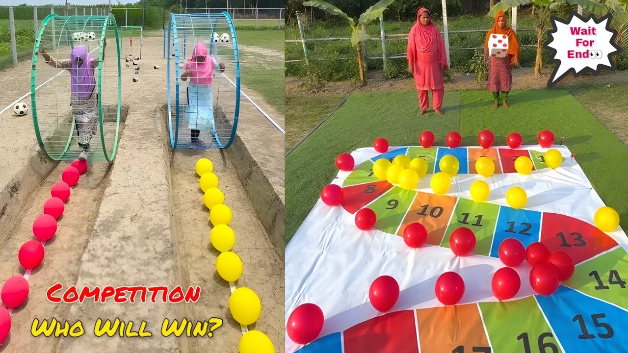 Race to Victory in the Grand Balloon Bursting Contest 🔥| Who Will Win ...