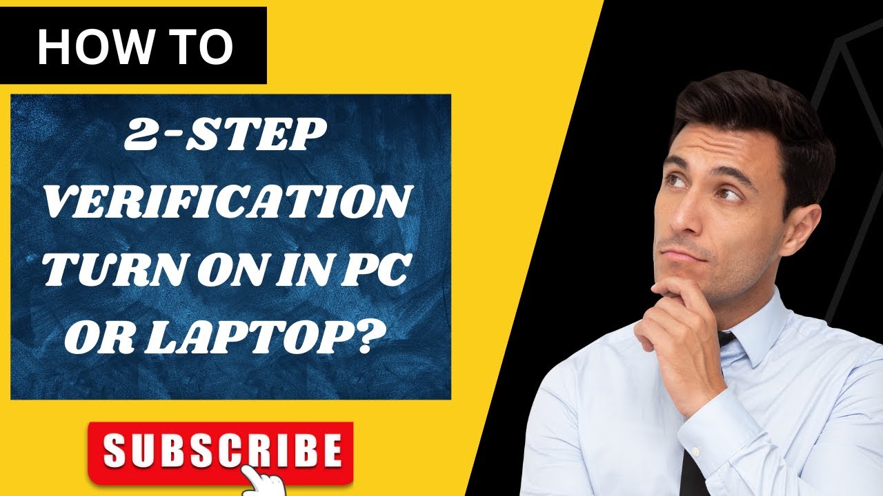 How turn on 2 step verification in laptop or pc. - YouTube