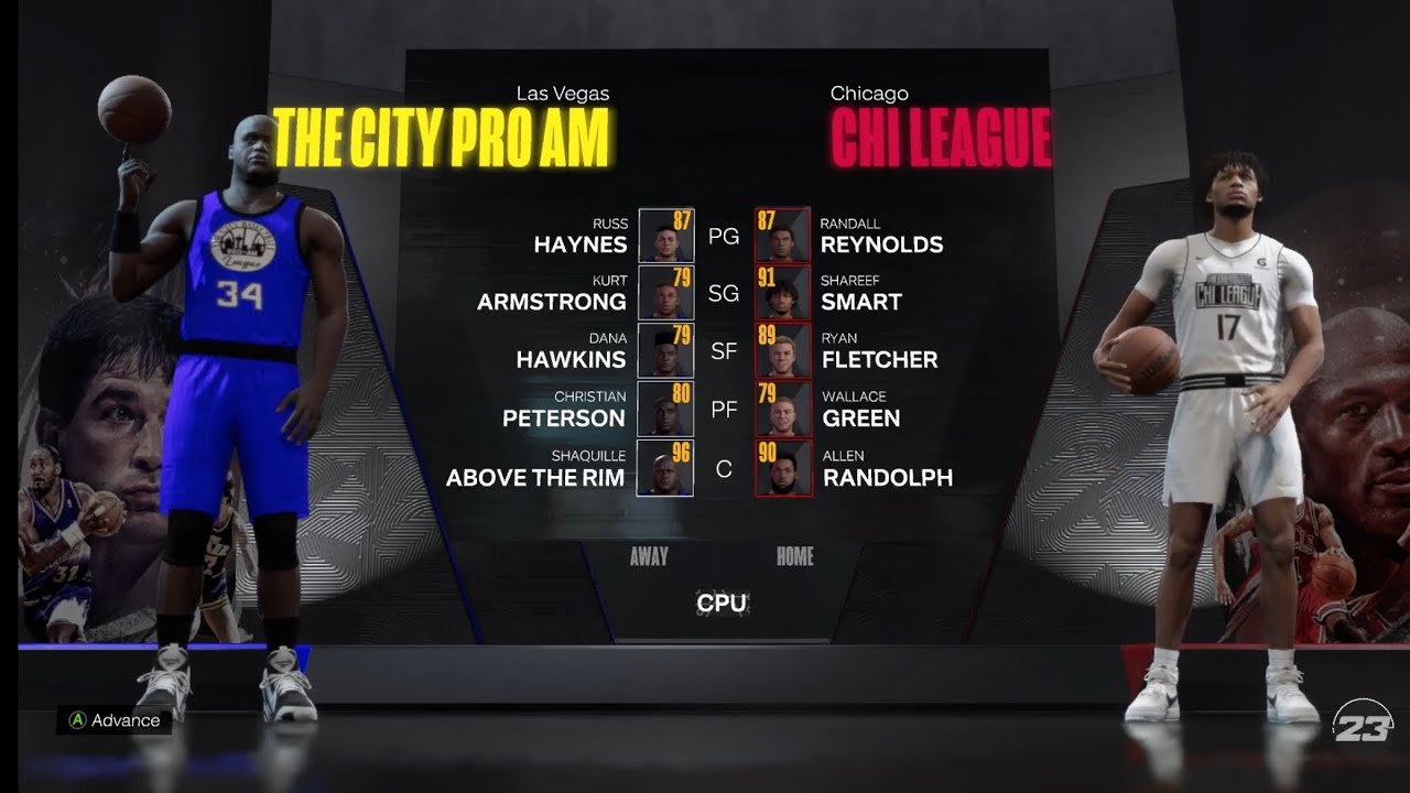 Simulation NBA 2K - Shareef Smart vs Shaq [O'Neil] Above The Rim | eps ...