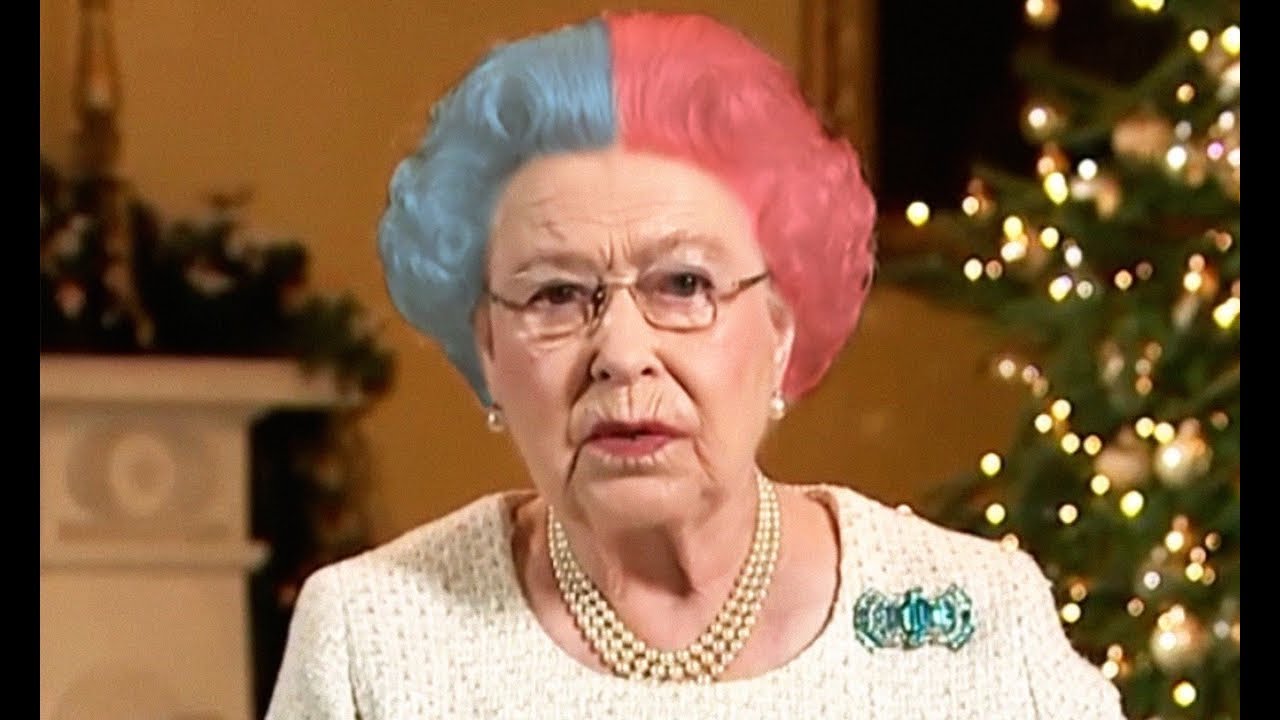 Queen Elizabeth rapping to Nicki Minaj - YouTube