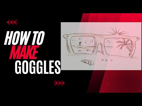 How to draw sunglasses || goggles views drawing ...