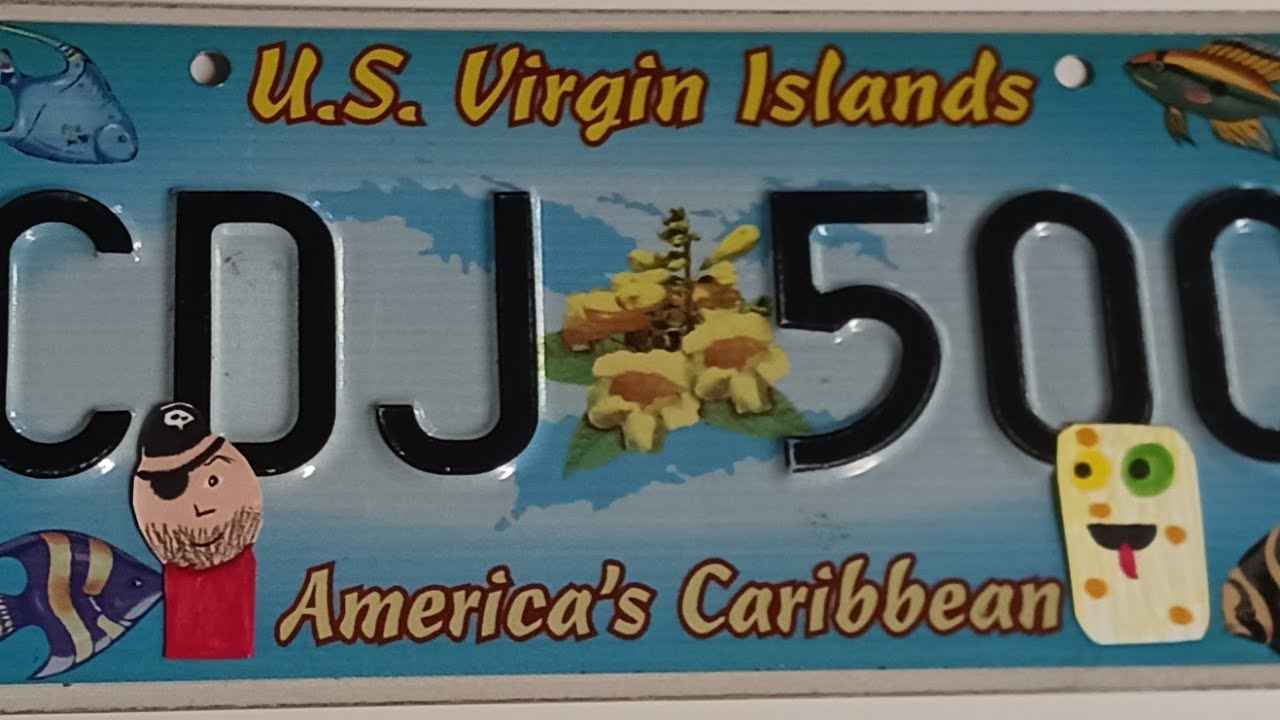 tag you're it (Virgin Islands fish license plate) - YouTube