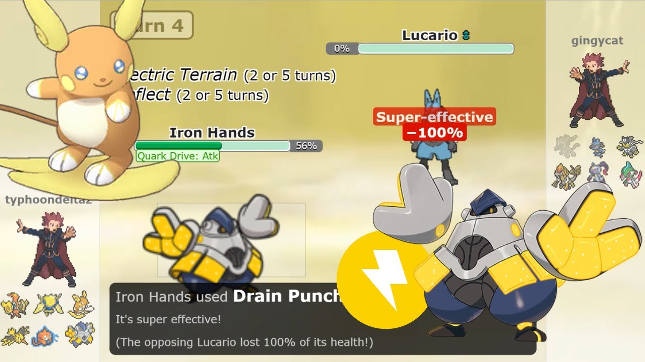 Alolan Raichu and Iron Hands SWEEP Everything in Monotype! Pokemon ...