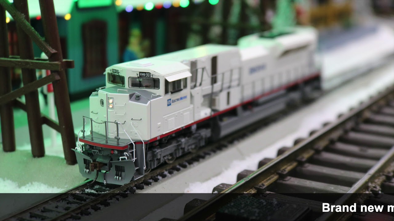Athearn #G27338 HO SD90MAC H, With DCC & Sound EMDX #90 - YouTube