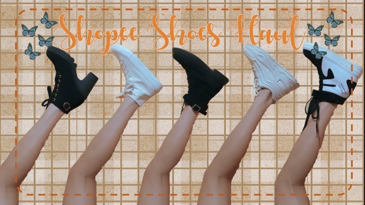 SHOPEE SHOES HAUL | 2.2 SHOPEE SALE PHILIPPINES | (200 to 400 pesos ...