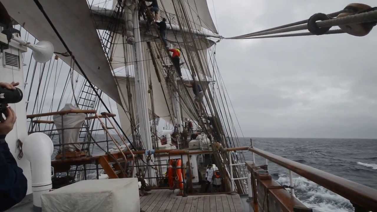 Christian Radich Atlantic crossing - YouTube