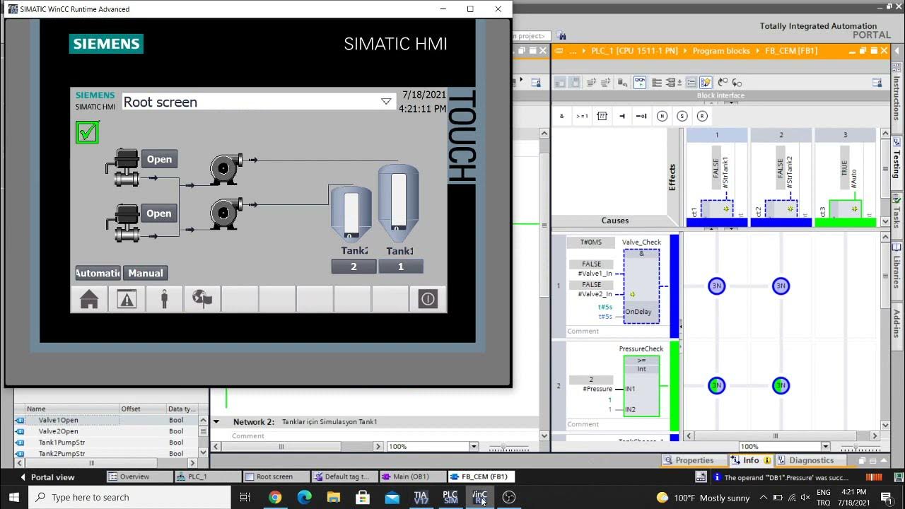 TIA Portal v17 New Language Cause Effect Matrix (CEM) - YouTube
