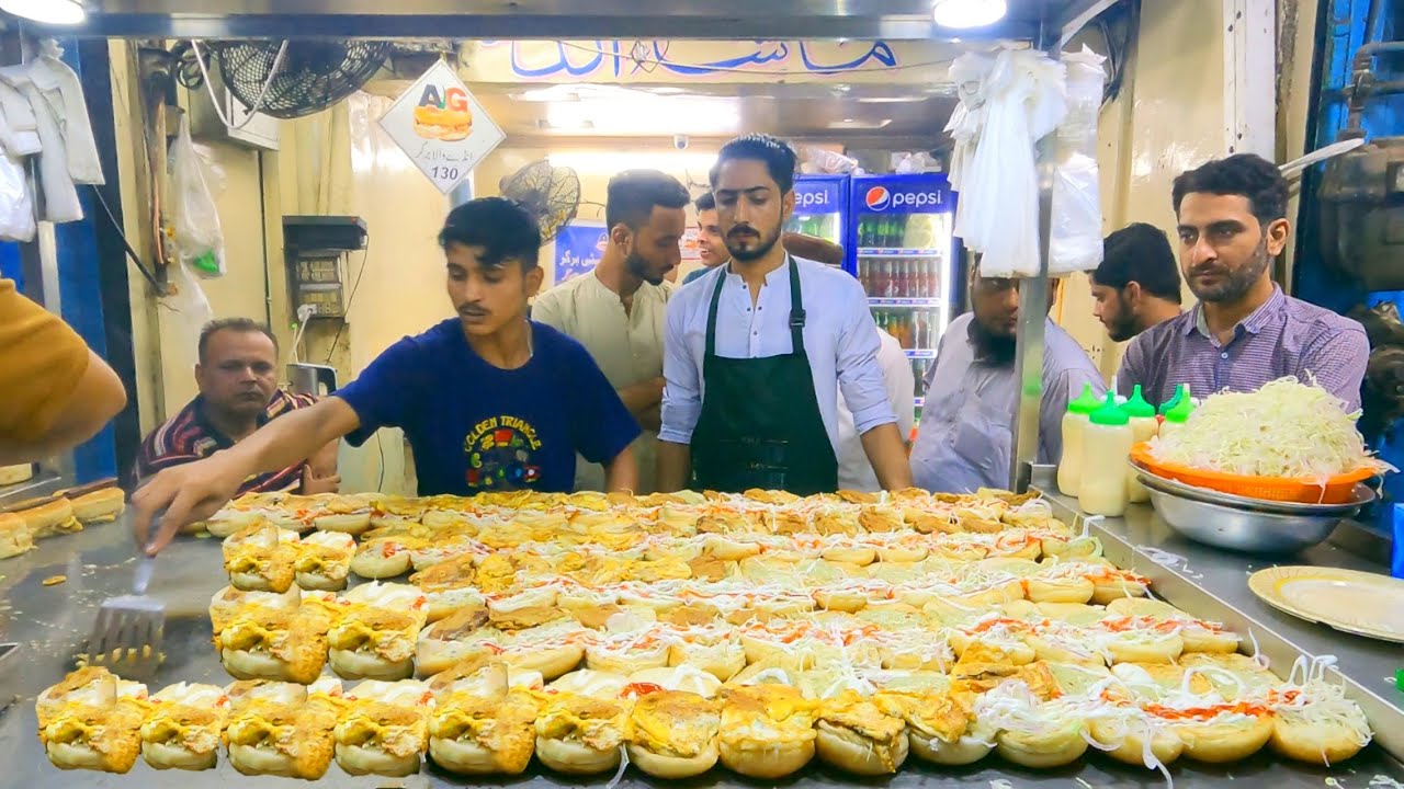 Burger King | Shami Burger | Egg Burger | Chicken Burger | andy wala ...