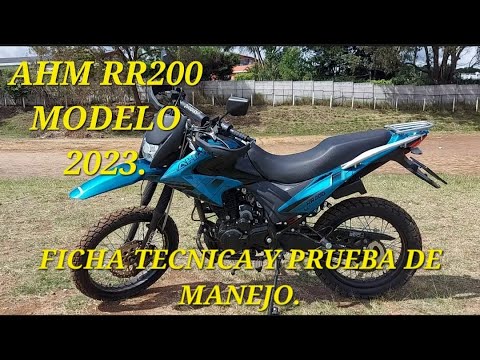 🏍️AHM RR200 MODELO 2023, FICHA TECNICA Y PRUEBA DE MANEJO🏍️(precio Q12 ...