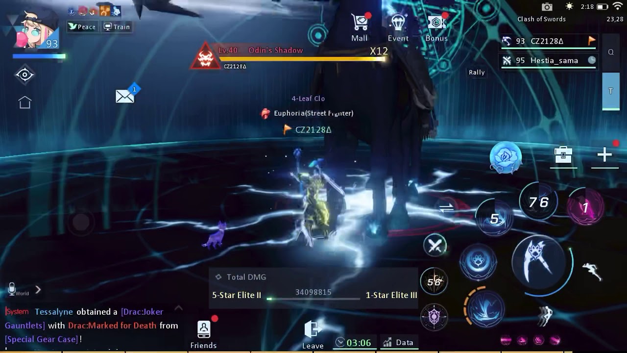 Dragon Raja - Reaper Clash of Swords 170k rating - YouTube