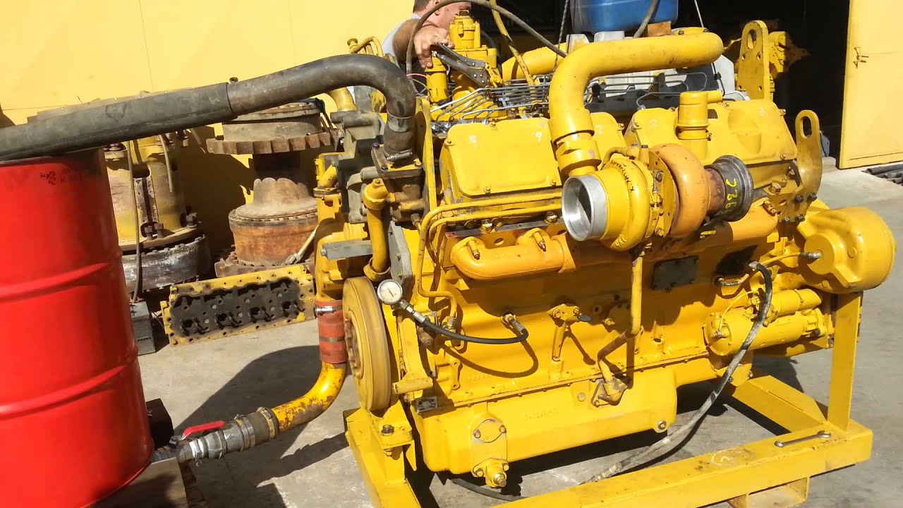 CAT 992C Engine Rebuilt - YouTube