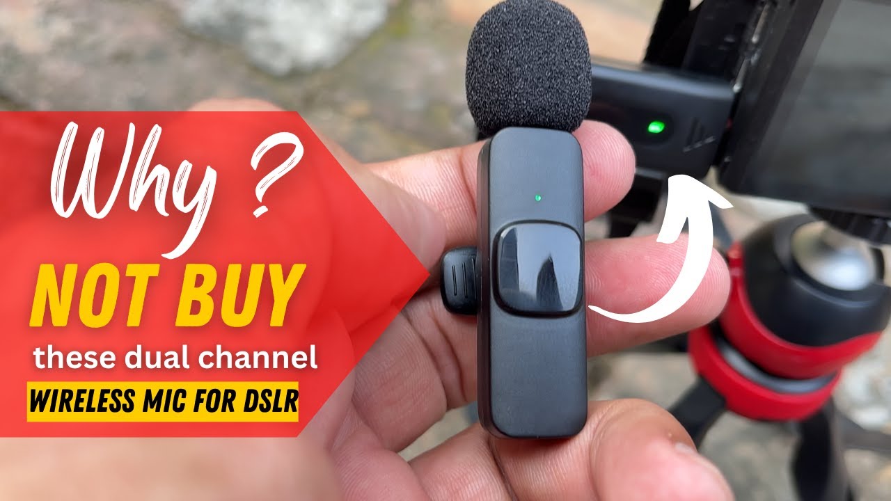 Wireless mic for DSLR and Mobile YouTube Facebook Live Stream; Quality ...