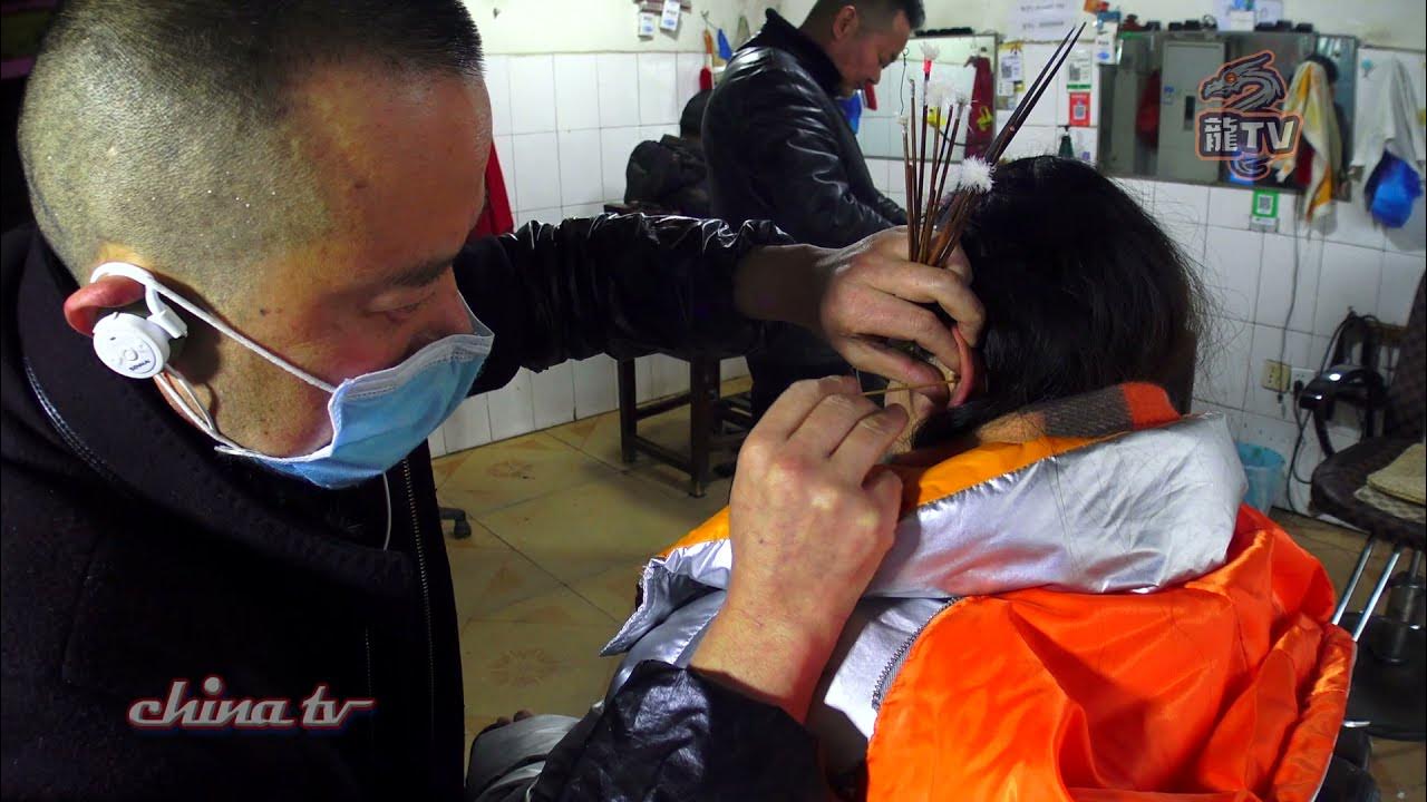 龍tv농촌에서 시원한 귀청소 中国农村传统采耳 Ear Pick Youtube