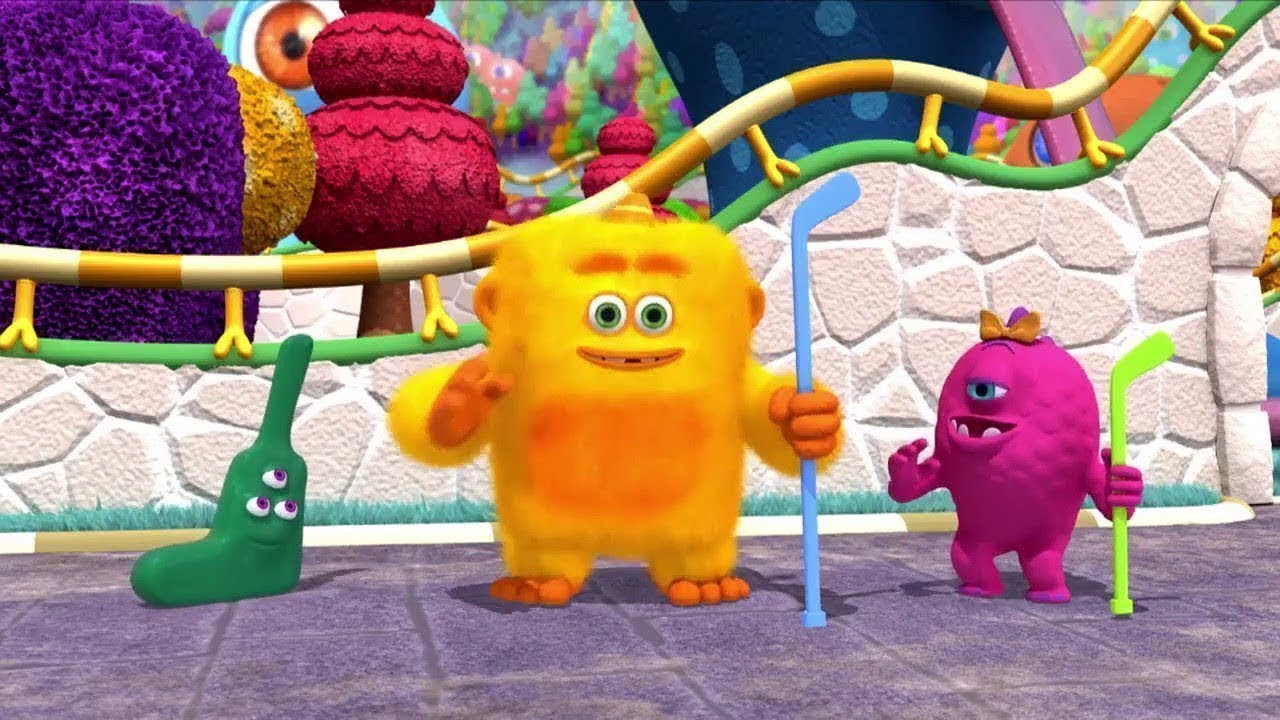 Monster Road Hockey | Monster Math Squad | Cartoons for Kids ...