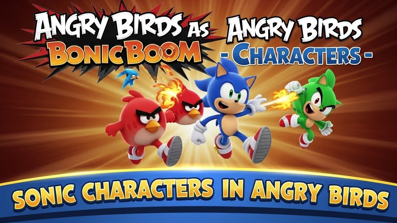 Angry Birds As Sonic Boom Characters Sonic Chara - YouTube