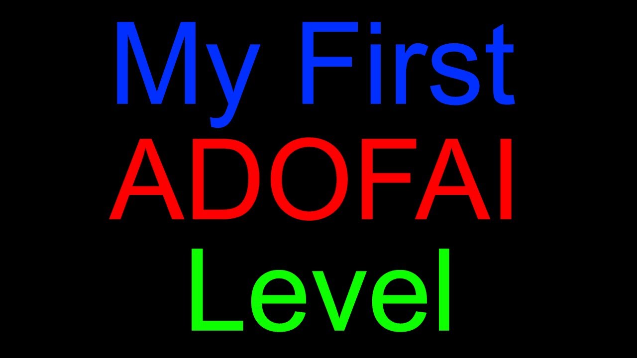 My First ADOFAI Level - YouTube