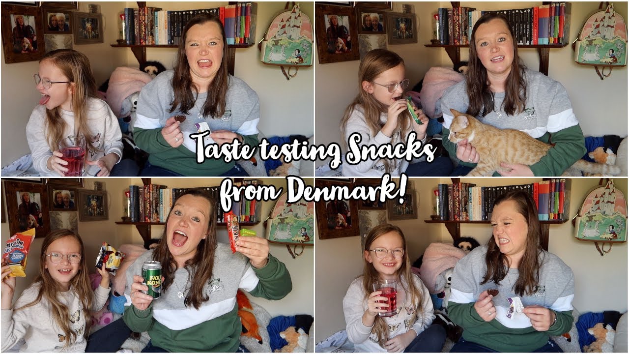 Taste Testing snacks from Denmark!! SNACK SURPRISE!!! - YouTube