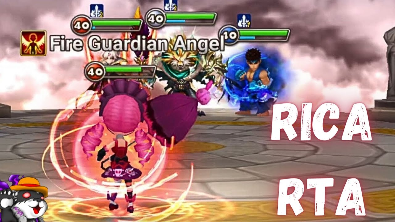 The Power Of Rica (Fire Occult Girl) In RTA Summoners War - YouTube
