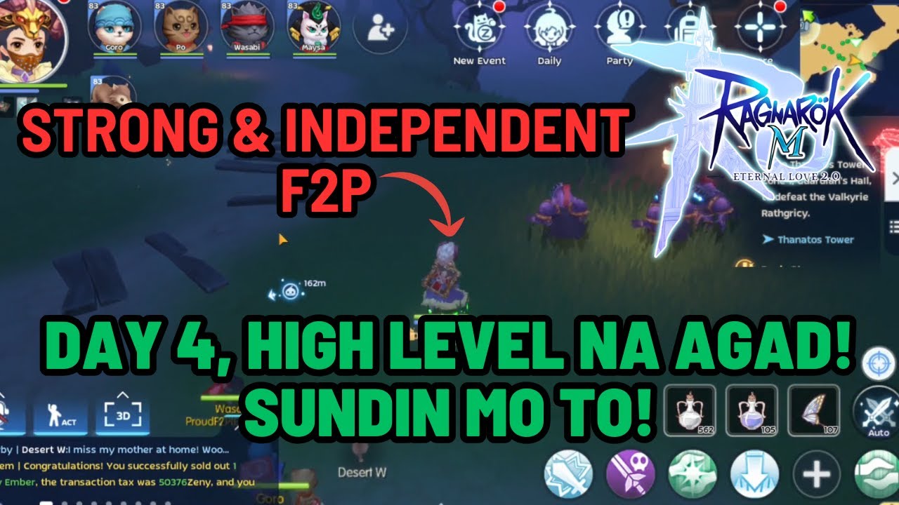 Ragnarok M: Classic DAY 4 F2P Level 83+ POWER LEVELING ULTIMATE GUIDE TIPS AND TRICKS - YouTube