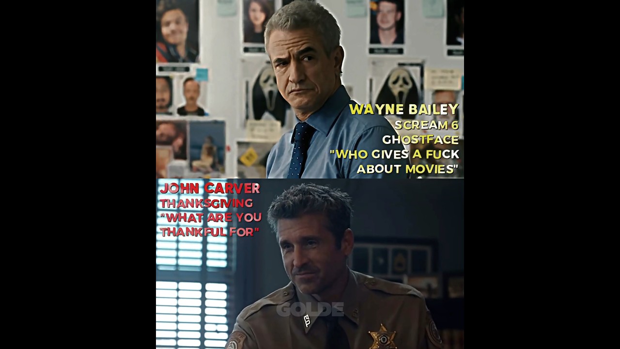 Wayne bailey vs Eric newlon :|| #scream6 #thanksgiving #ghostface # ...