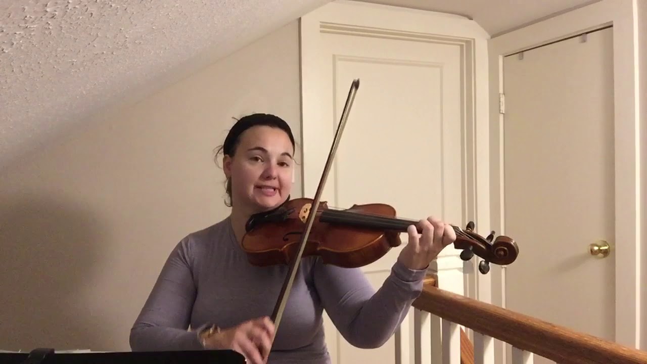 Viola 2 octave E flat major scale tutorial - YouTube