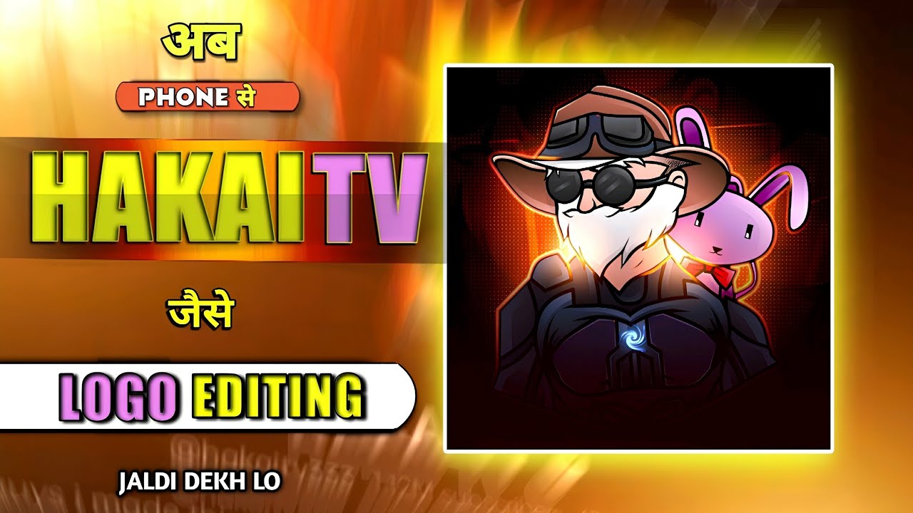 Hakai TV Gaming Logo Editing Tutorial | Gaming Logo keise banaye | logo editing - YouTube