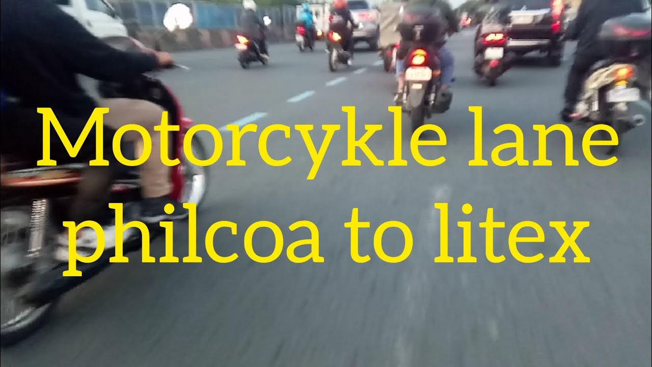 Commonwealth ave. motorcykle lane.. Philcoa to Litex - YouTube