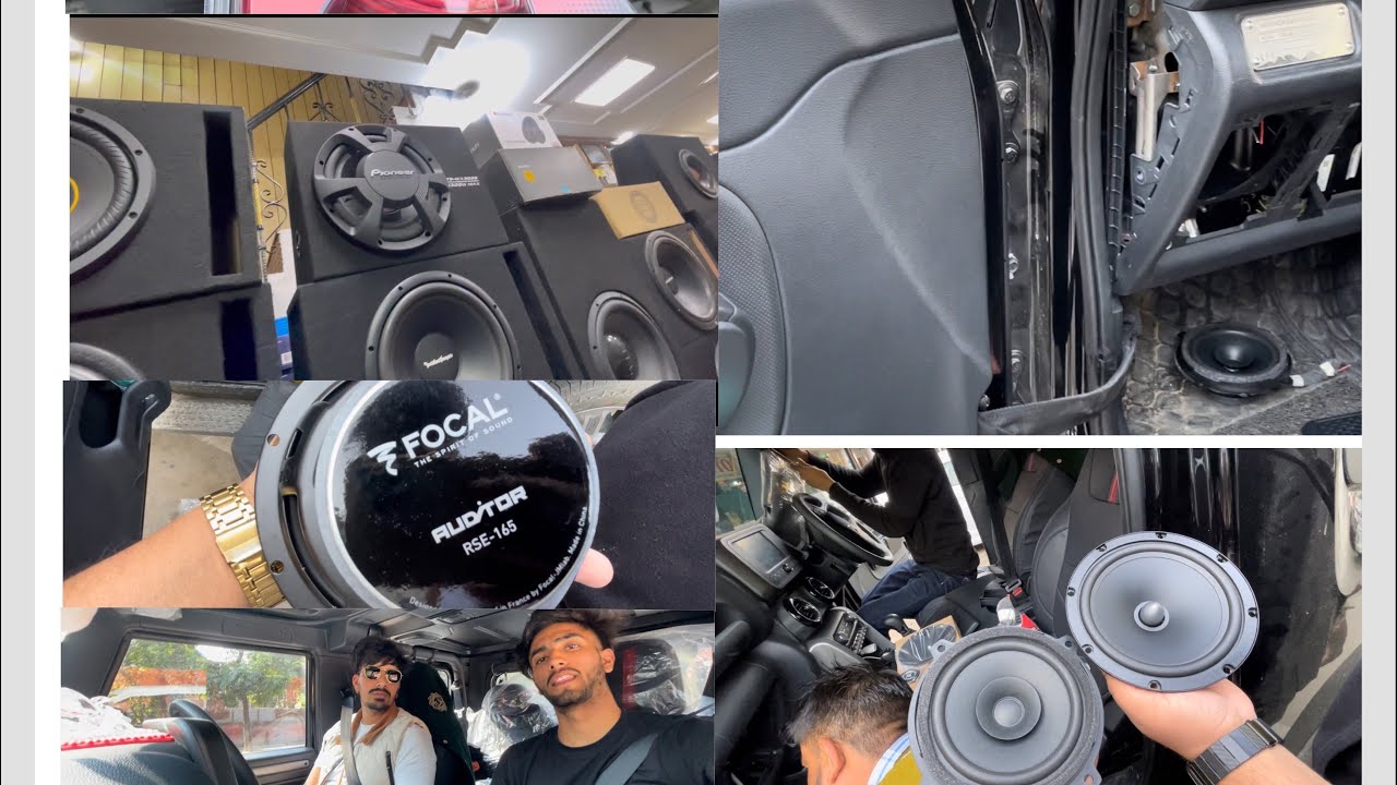 THAR 2023 MUSIC SYSTEM UPGRADE👍💥// 1 lakh DI MODIFICATION 💥💥 - YouTube