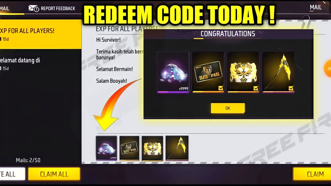 FREE 10000 Dimond REDEEM CODE| FREE FIRE NEW EVENT| FF NEW EVENT TODAY ...