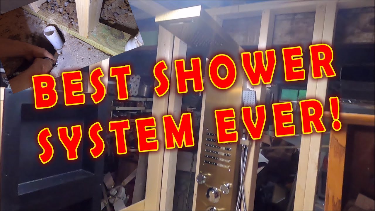 FRAMING UP A BATHROOM AND INSTALLING A TUB - COOL SHOWER SYSTEM ...