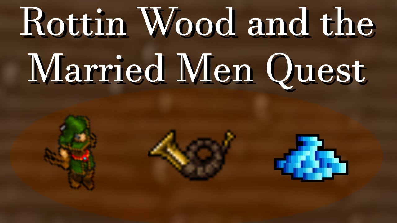 Tibia: Rottin Wood and the Married Men Quest - YouTube