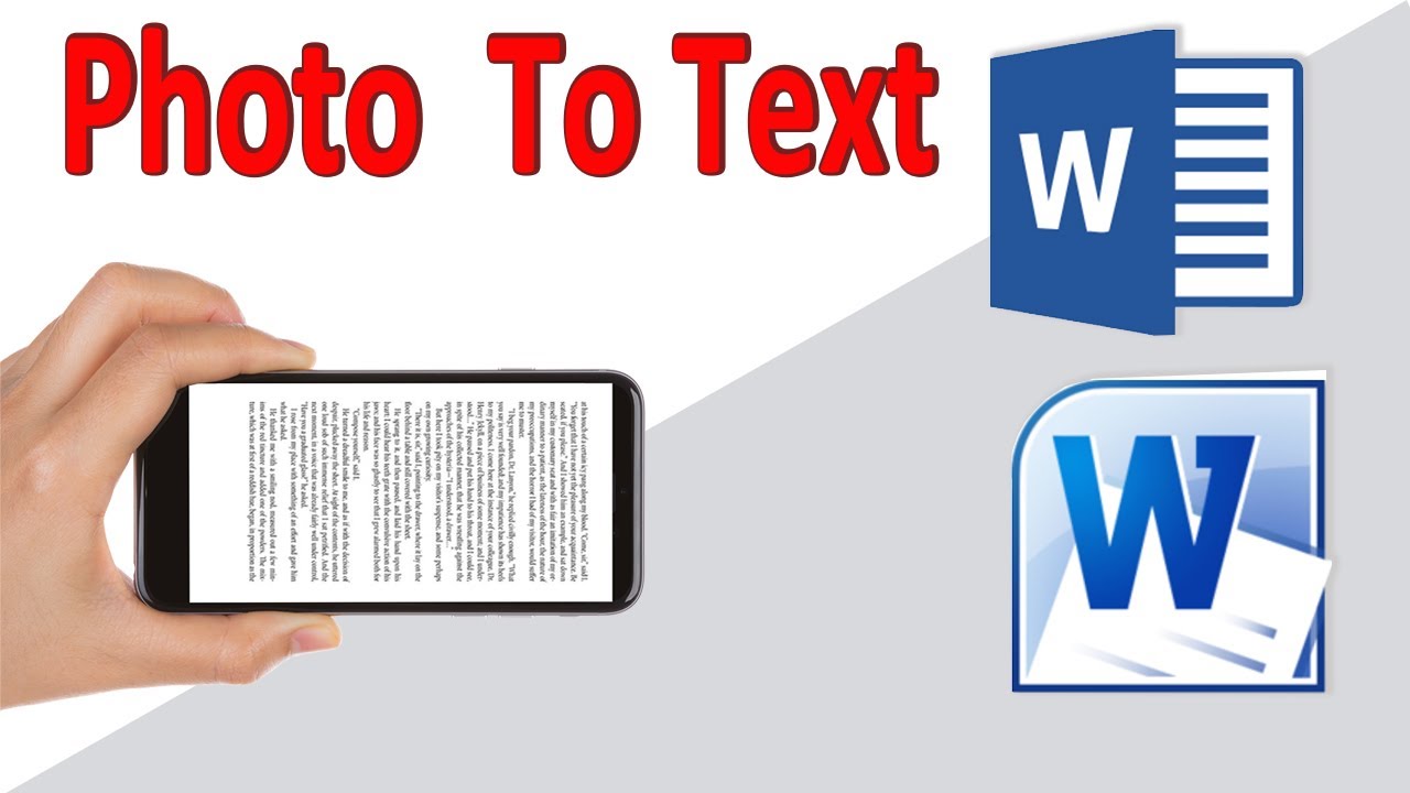 How to Convert Image to Word Document || How to Convert Image to Word ...