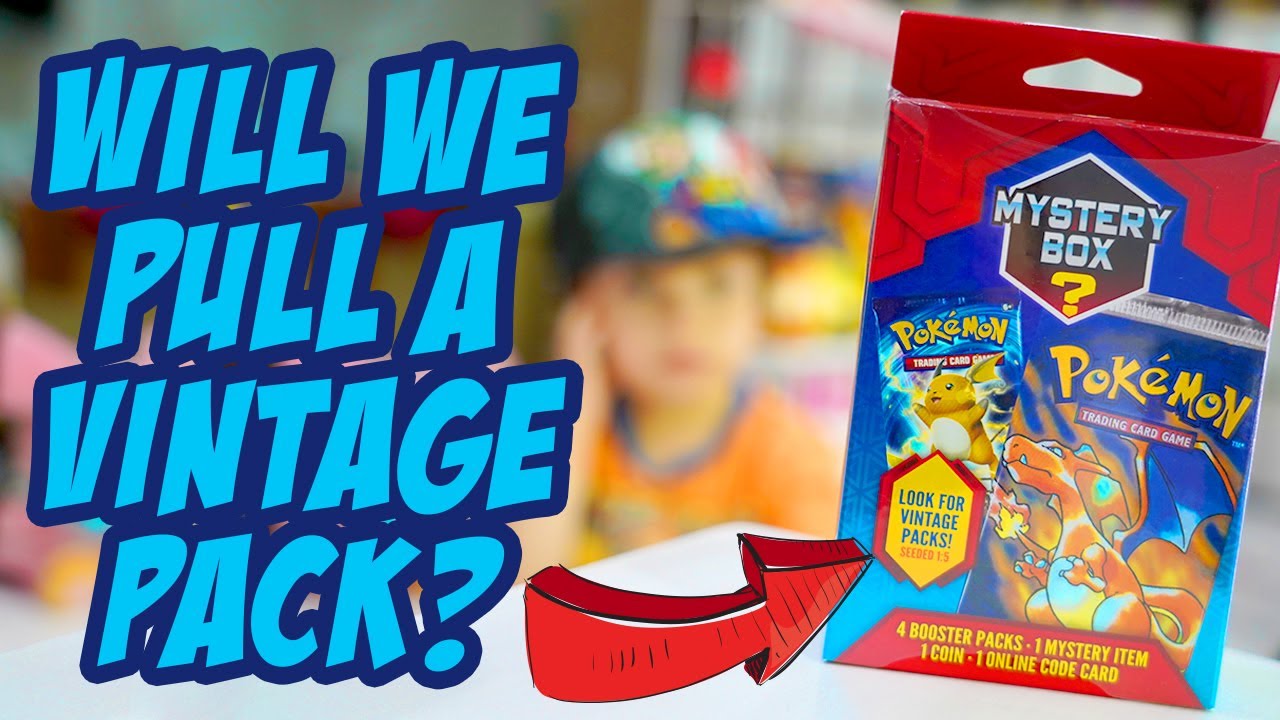 Opening more MJ Holding Pokemon MYSTERY BOXES! Will we get some VINTAGE ...
