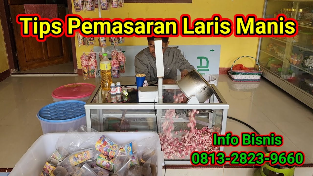 Trik Pemasaran Popcorn Pedagang Keliling Laris Manis - YouTube