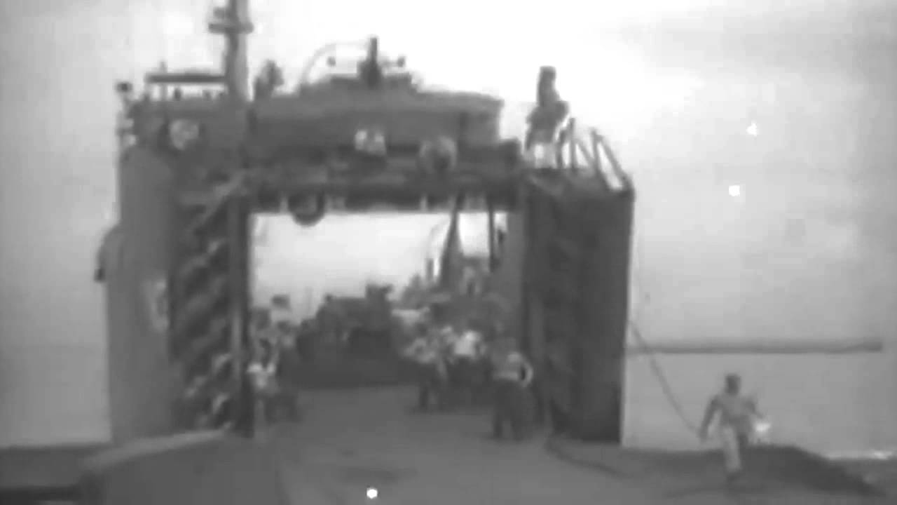 Assembly Area For Korean Occupation, 40th Inf. Div., USS Adair (APA-9 ...