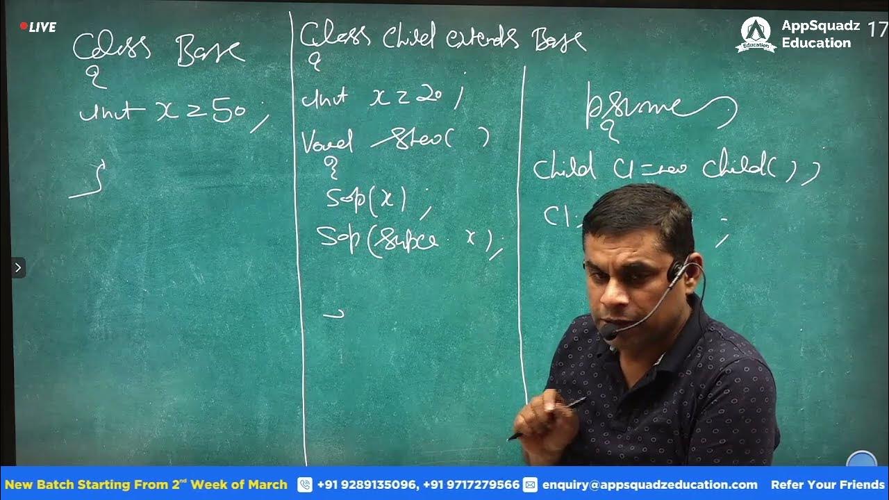How Super Keyword Work In Java || Java Tutorial || Learn Java with Manish Bhatia Sir - YouTube