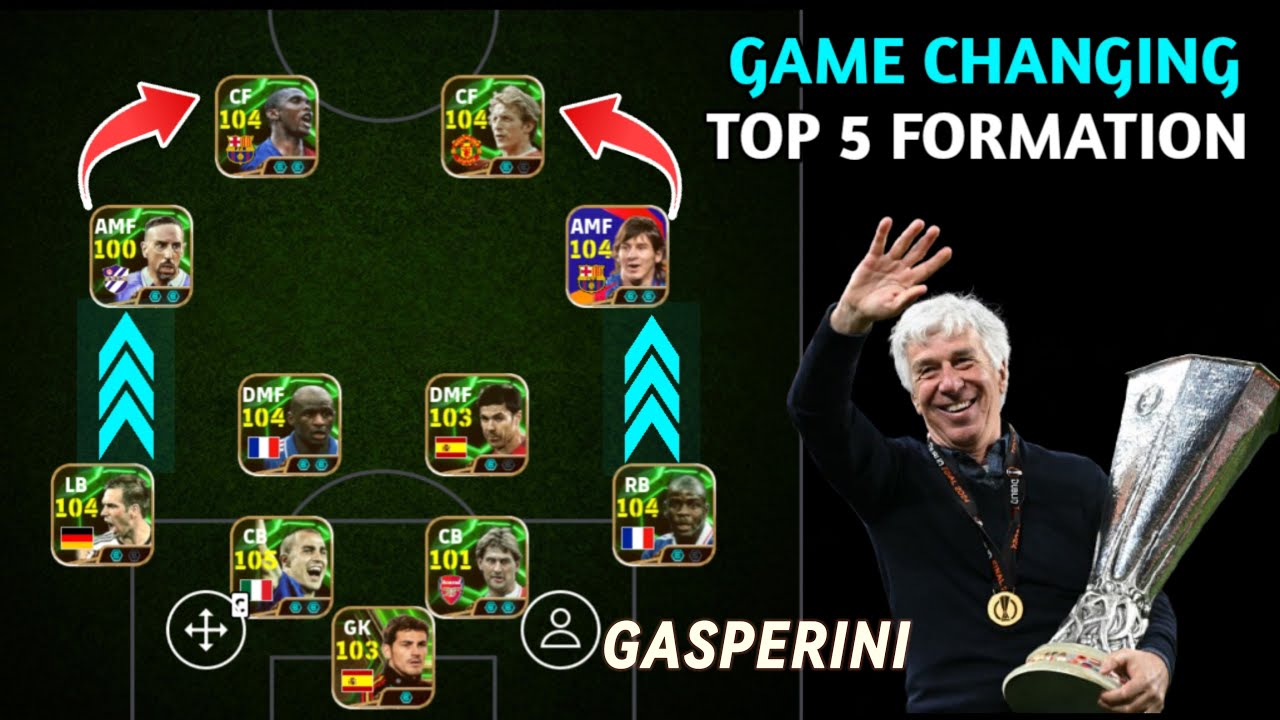 "Gasperini Top 5 Best Formations for Quick Counter & Long Ball Counter ...