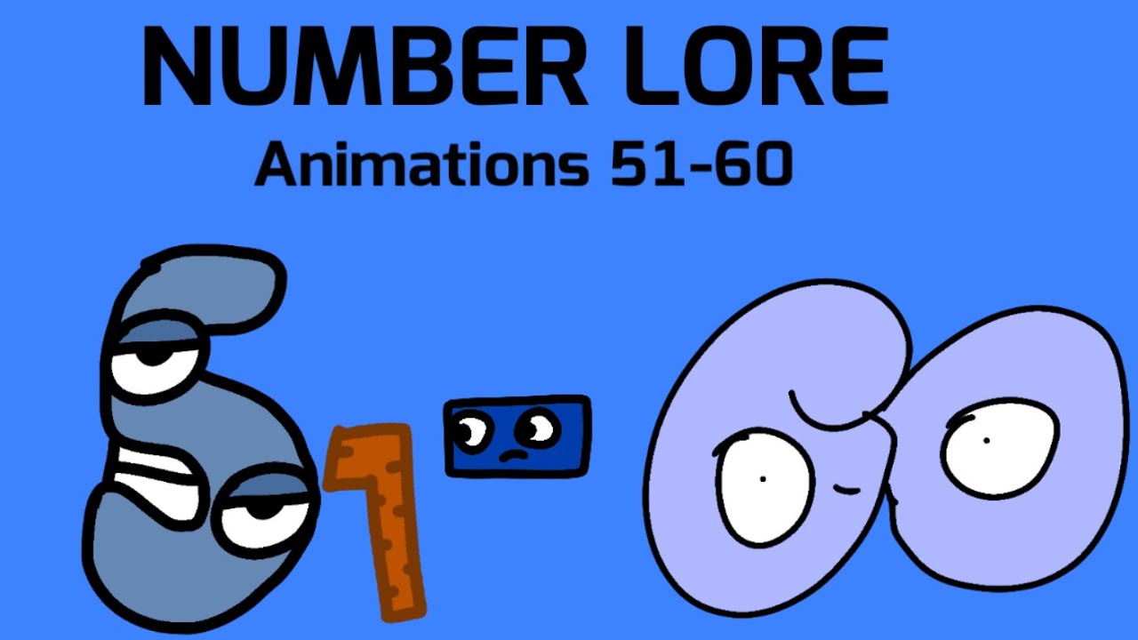 Number Lore | Animations 51-60 - YouTube