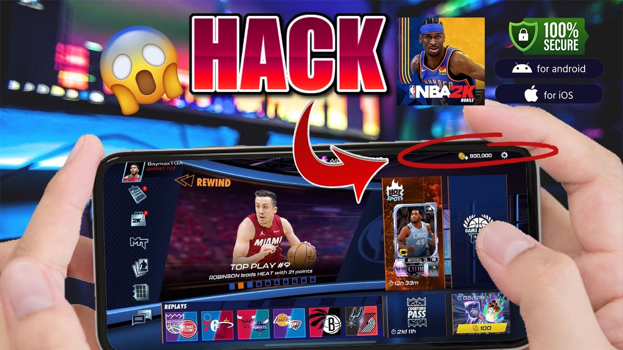 NBA 2k Mobile Hack 🏀🔥 How I Get FREE Coins Unlimited in NBA 2k Mobile ...