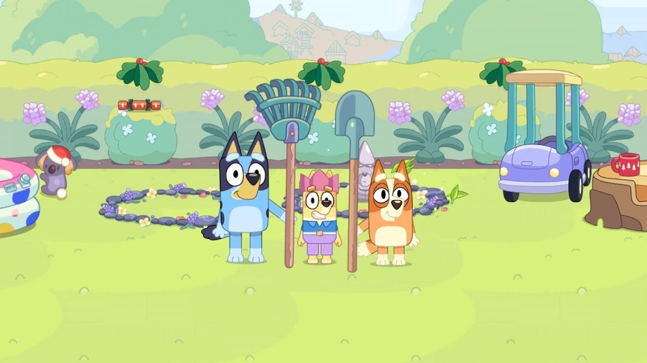 Bluey: Let's Clean Backyard for Christmas 02 - YouTube
