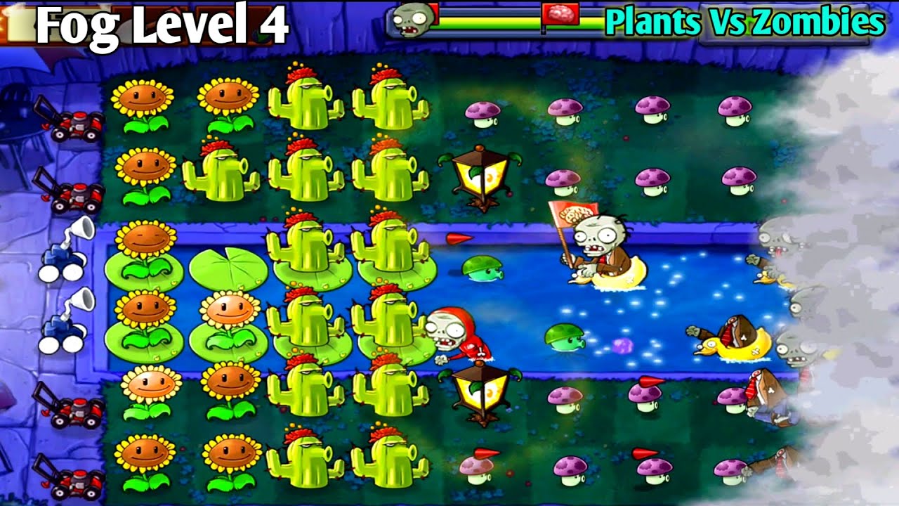 FOG LEVEL 4 - PVZ Gameplay 11-12-2022 - YouTube